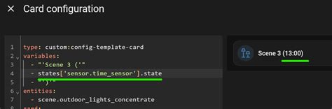 remove seconds in button title variable frontend home assistant