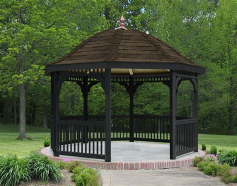 Vinyl Wwood Inserts Belle Roof Octagon Gazebos Gazebos By Style