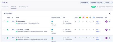 Link Test Runs To Releases In Katalon Testops Progress Is Not Updated