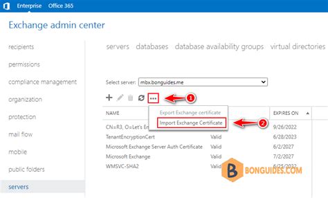 How To Import Or Install A SSL Certificate On An Exchange Server