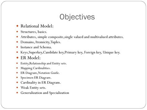 er relational model powerpoint slides learnpick india