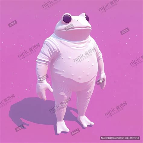 Ai创作图粉红仿生人 粉红外星人 青蛙立体效果 原创青蛙形象 青蛙插画设计 粉红色外星人 大白插画 原创青蛙卡通形象 青蛙ip插画 青蛙ip设计 元宇宙ip形象 青蛙形象设计 元宇宙形象设计