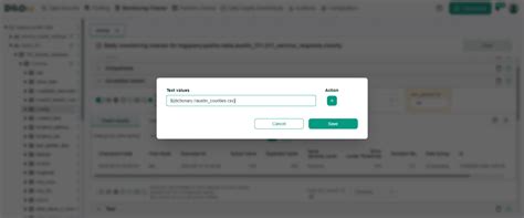 how to validate accepted values in columns