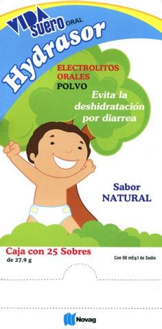 Electrolitos Oral Pvo C 25 Sobres Hidrasor Novag Flosamed