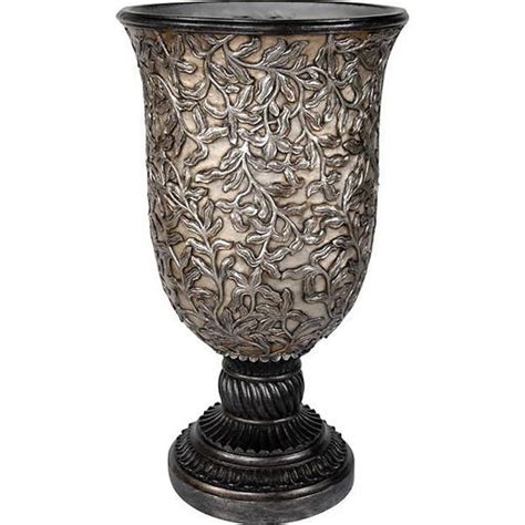 Silver Iris Vine Vase