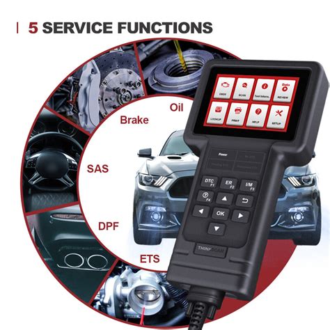 thinkcar thinkscan s01 obd2 전체 시스템 코드 리더 스캐너 오일 브레이크 sas ets dpf 재설정