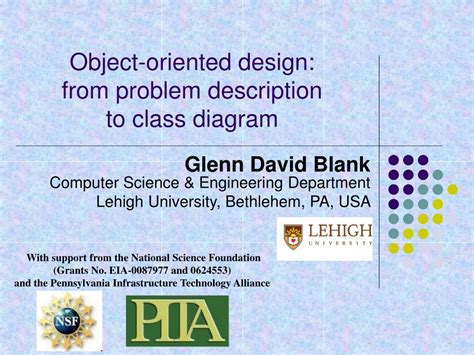 PPT Object Oriented Design From Problem Description To Class Diagram PowerPoint Presentation