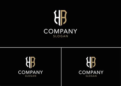 Premium Vector Modern Monogram Initial Letter Ha Logo Design Template