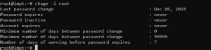 How To Check User Password Expiry Date In Linux