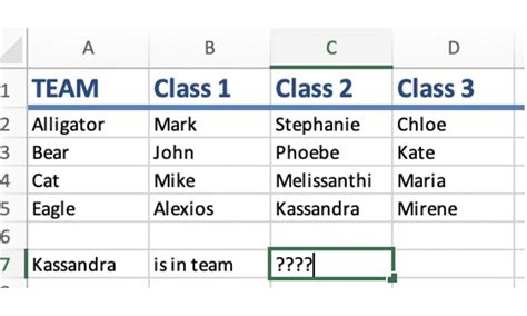 Find The Row Of A String From A Collection Of Columns