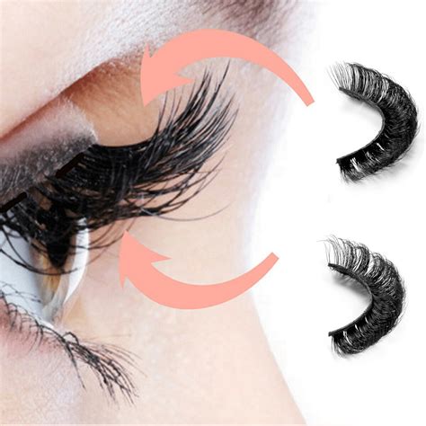 Russian Style Strip Lashes D Curl Mink Bushy False Eyelashes Full