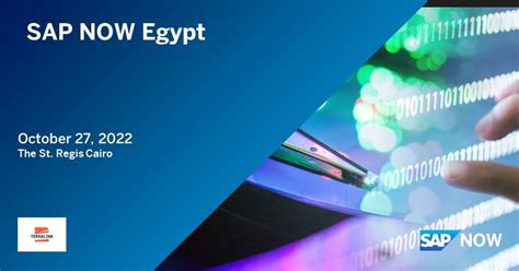 Sap On Linkedin Mark Your Calendars For Sap Now Egypt With Our Partner Terralink On The…