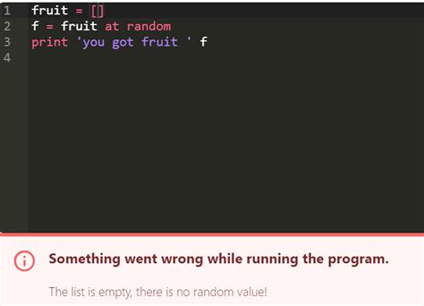 Bug Unclear Message List Index Out Of Range · Issue 3463 · Hedyorg