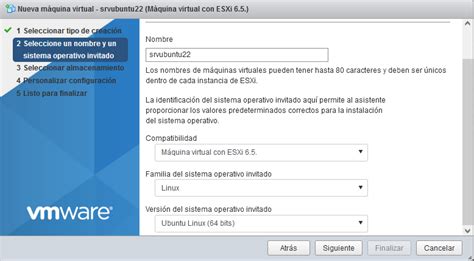 Instalar Ubuntu Server 22 04 1 En Máquina Virtual Vmware Esxi Proyecto A