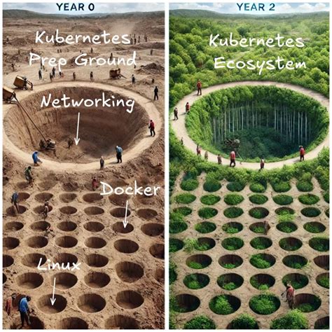 Linux → Docker → Networking → Kubernetes Not The Other Way Around Linux → For Strong