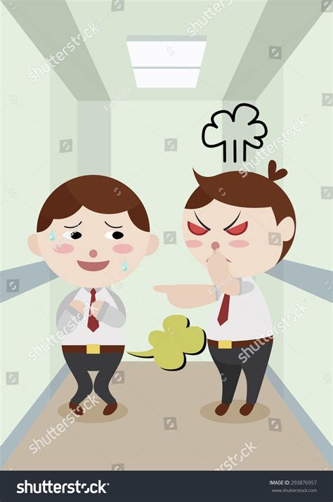 Fart Elevator Cartoon Vector Vector De Stock Libre De Regalías 293876957 Shutterstock