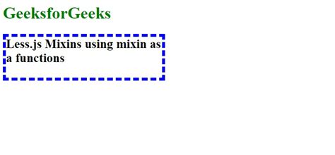 less js mixins 使用 mixins 作为函数 码农参考