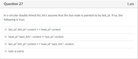 Solved Question 5 1 Pts When A Top Element In A Valid Heap