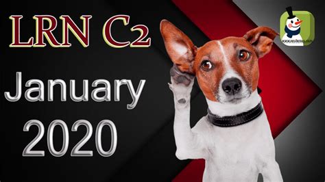 Lrn C2 2020 January 🎵 Listening With Answers Youtube