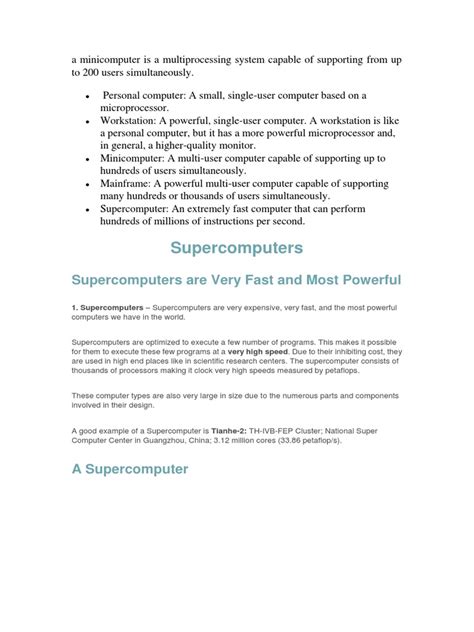 a minicomputer is a multiprocessing system capable pdf personal