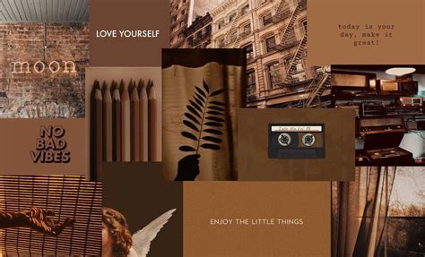 Aesthetic Brown Wallpaper For Pc Paula Martinez