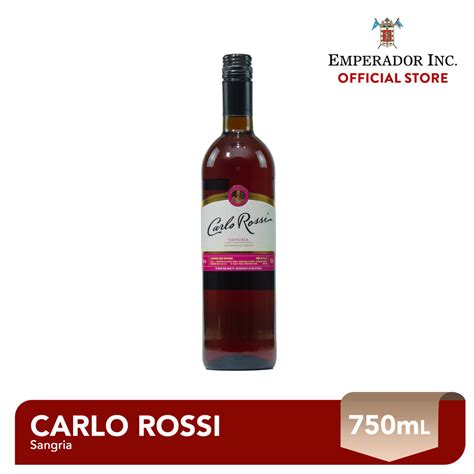 Carlo Rossi Sangria Red Wine 750ml Shopee Philippines