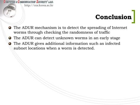 Ppt Detection Unknown Worms Using Randomness Check Powerpoint