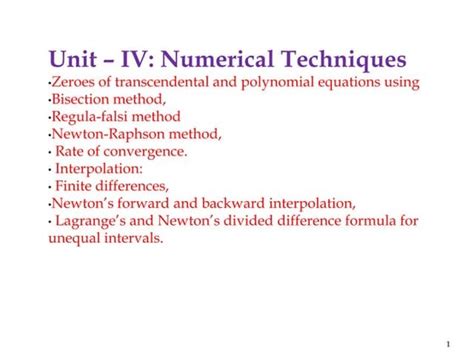 Numerical Integrationgaussian Integration One Point Two Point And