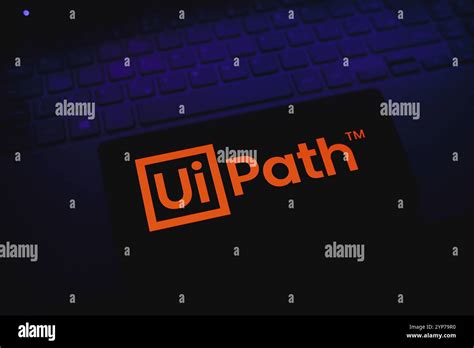 In This Photo Illustration The Uipath Logo Is Displayed On A