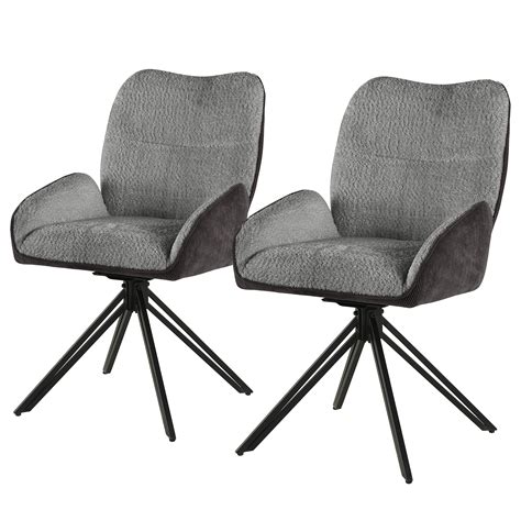 Drehbarer Polsterstuhl Stancell 2er Set Kaufen Home24