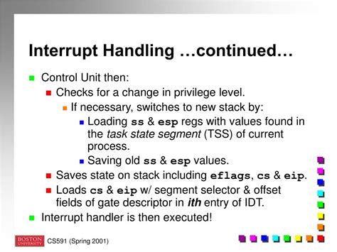 Ppt The Linux Kernel Signals And Interrupts Powerpoint Presentation Id 846438