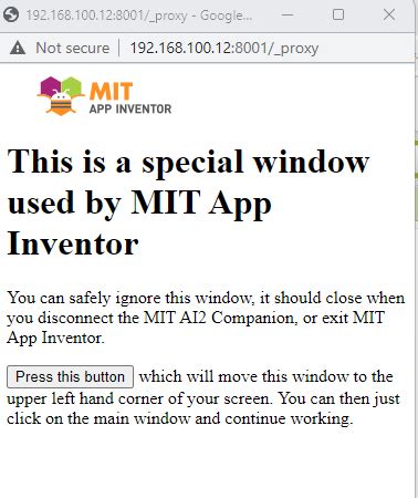Companion Disconnection Issue MIT App Inventor Help MIT App Inventor Community