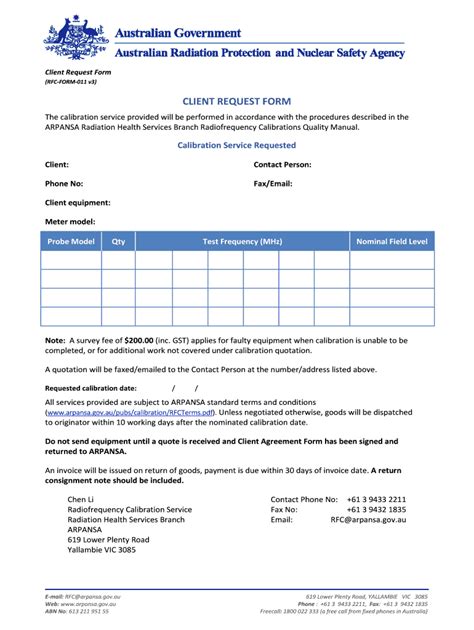 Fillable Online Rfc Form 011 V3 Fax Email Print Pdffiller