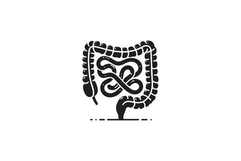 Intestine Body Organ Icon Symbol Illustration 47403548 Vector Art At