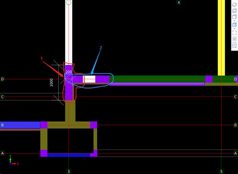短肢剪力墙：如图显示是符号1的柱子是短肢剪力墙，还是符号2的墙体是短肢剪力墙 服务新干线答疑解惑
