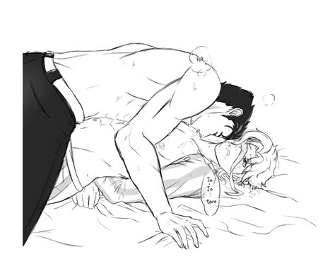 Rule 34 2boys Gay Jojos Bizarre Adventure Jotaro Kujo Kissing Male