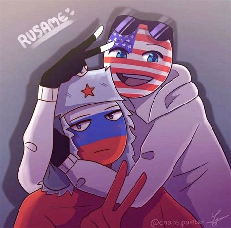 Countryhumans Russia X America Trong 2025 Ảnh Tường Cho điện Thoại