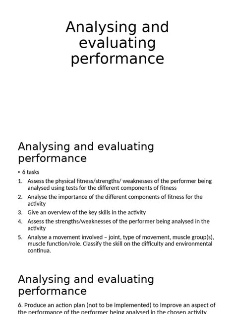 Analysing And Evaluating Performance Pdf Anatomical Terms Of Motion