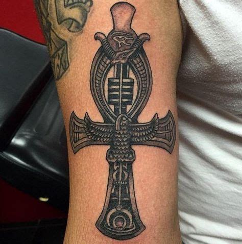 Tatuajes De Simbolos Egipcios Ankh Djed Pillar Ankh Tattoo Ankh