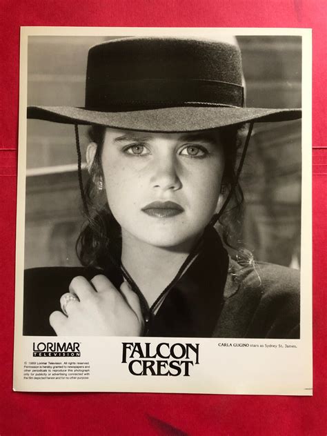 Carla Gugino Falcon Crest Original Vintage Press Headshot Photo