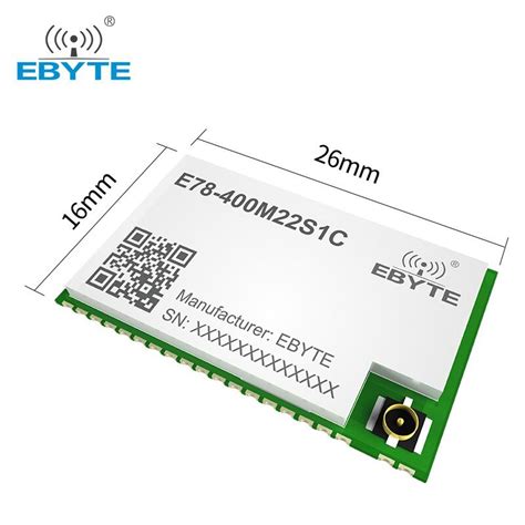 Ebyte E78 400m22s1c Asr6601 Lora Wireless Module 433mhz 470mhz Lorawan