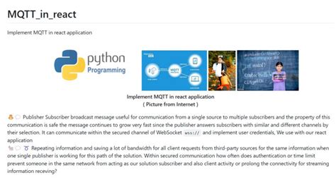 Jirayu K On Linkedin 🧸💬 Implement Mqtt In React Application I