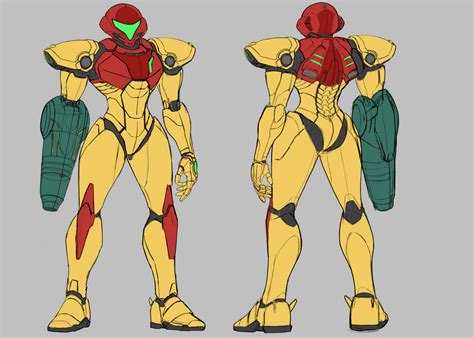 Samus In A White Zero Suit By Aleriiav Rmetroid