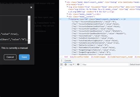 Importexport Settings Closing On Click · Issue 2831 · Toolkit For Ynabtoolkit For Ynab · Github