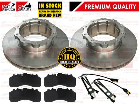 For Daf Lf 45 Lf45 75 Ton 01 05 Rear Brake Discs Pads Kit And Wear