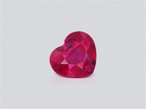 Unheated Ruby Heart Cut 0999ct Mozambique Price 4551