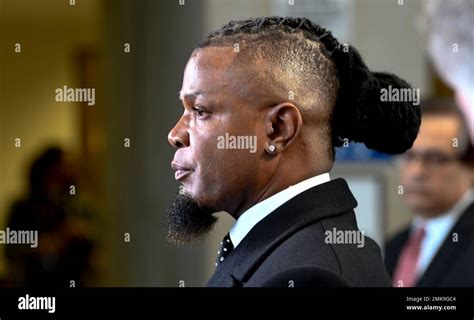 Darryll Johnson Publicist For Singer R Kelly Speaks To The Media