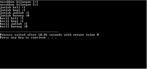 Contoh Program Penjumlahan Bilangan Pada C