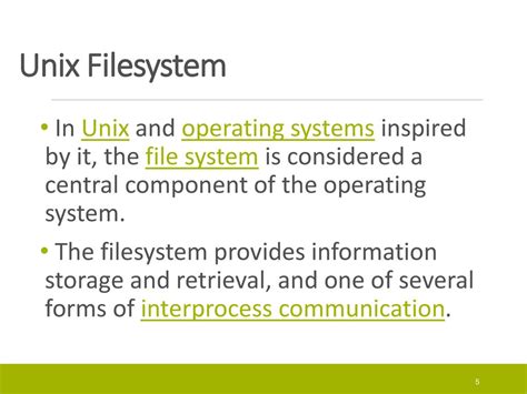 unix and linux operating systems ppt download