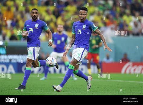 Lusail City Qatar 02nd Dec 2022 Eder Militão Of Brazil During The